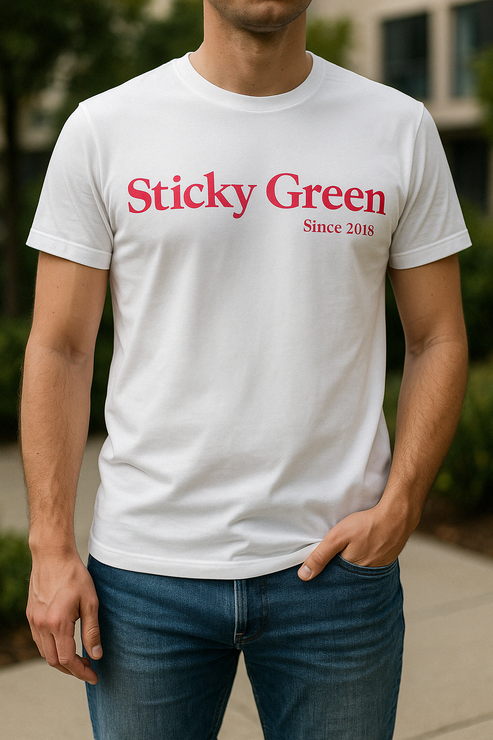 Sticky Green TShirt – Sticky Green Flower